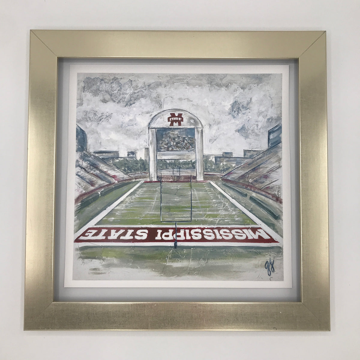Mississippi State - Davis Wade Stadium Paper Print – Georgia Jane Design